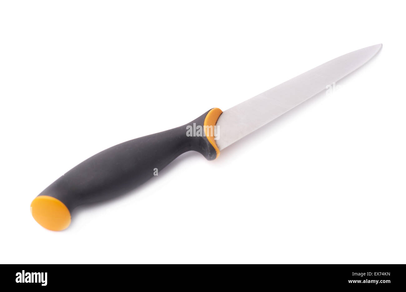 Steel kitchen knife isolated Stock Photo - Alamy