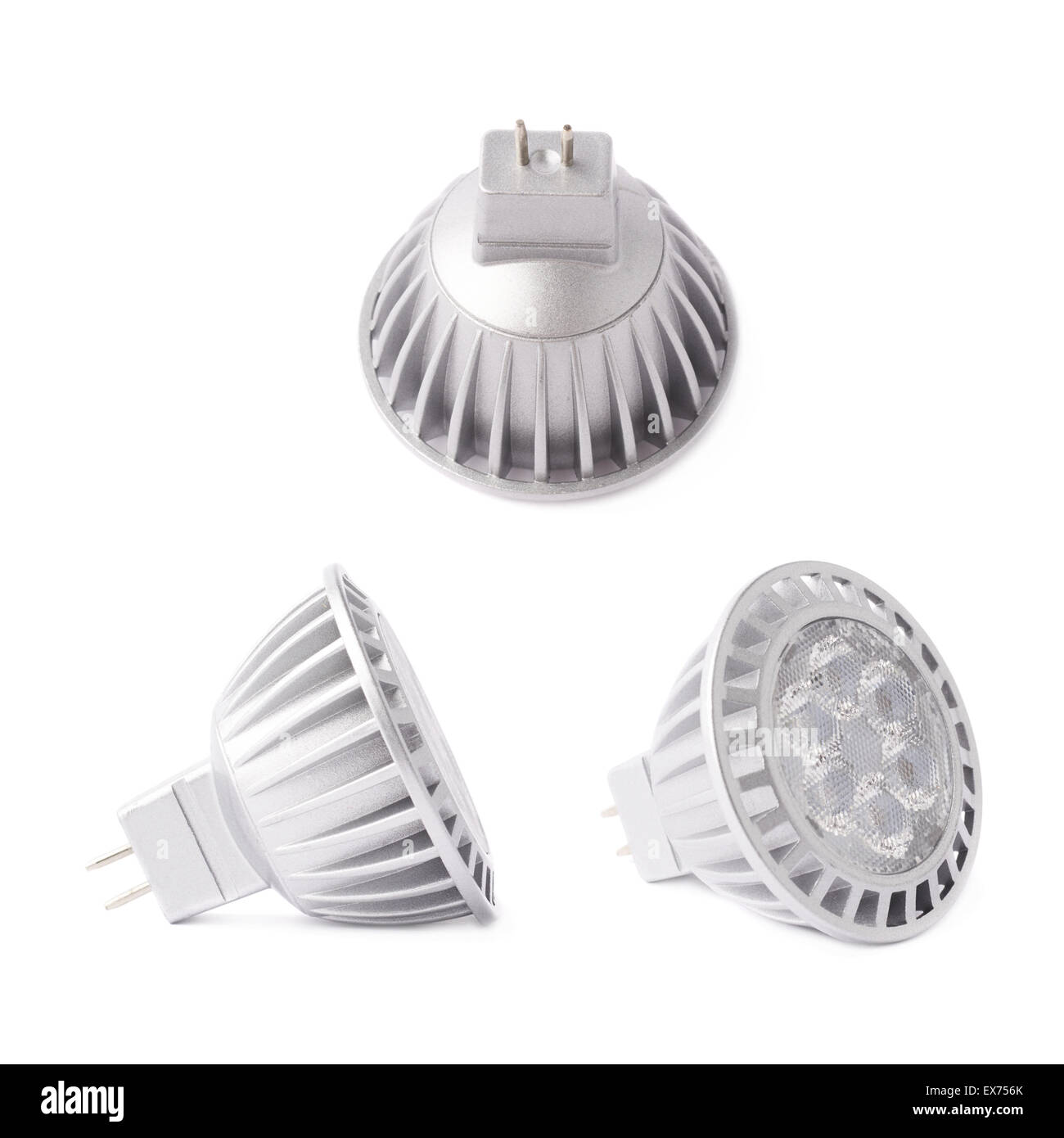 Modern plastic led bulb isolated Stock Photo - Alamy