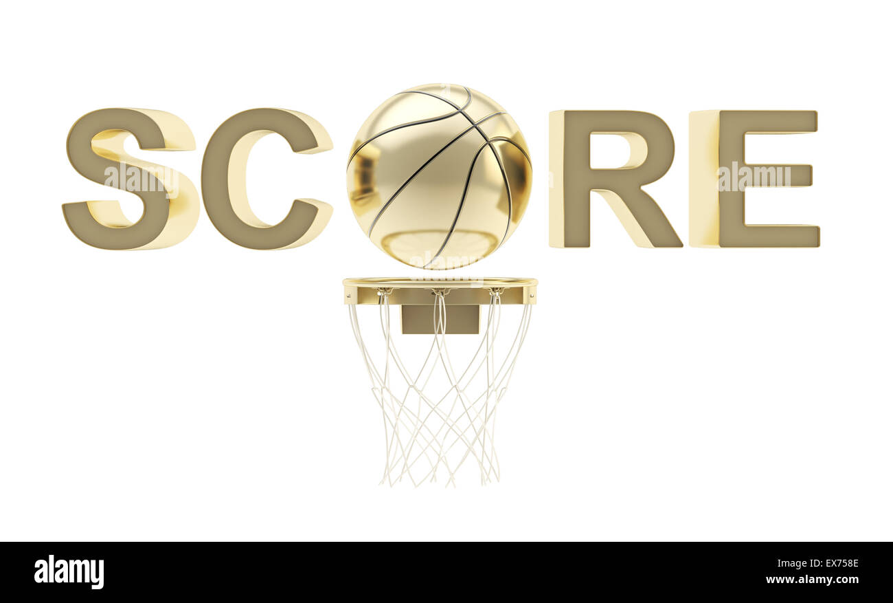 Word Score basketball themed composition Stock Photo - Alamy