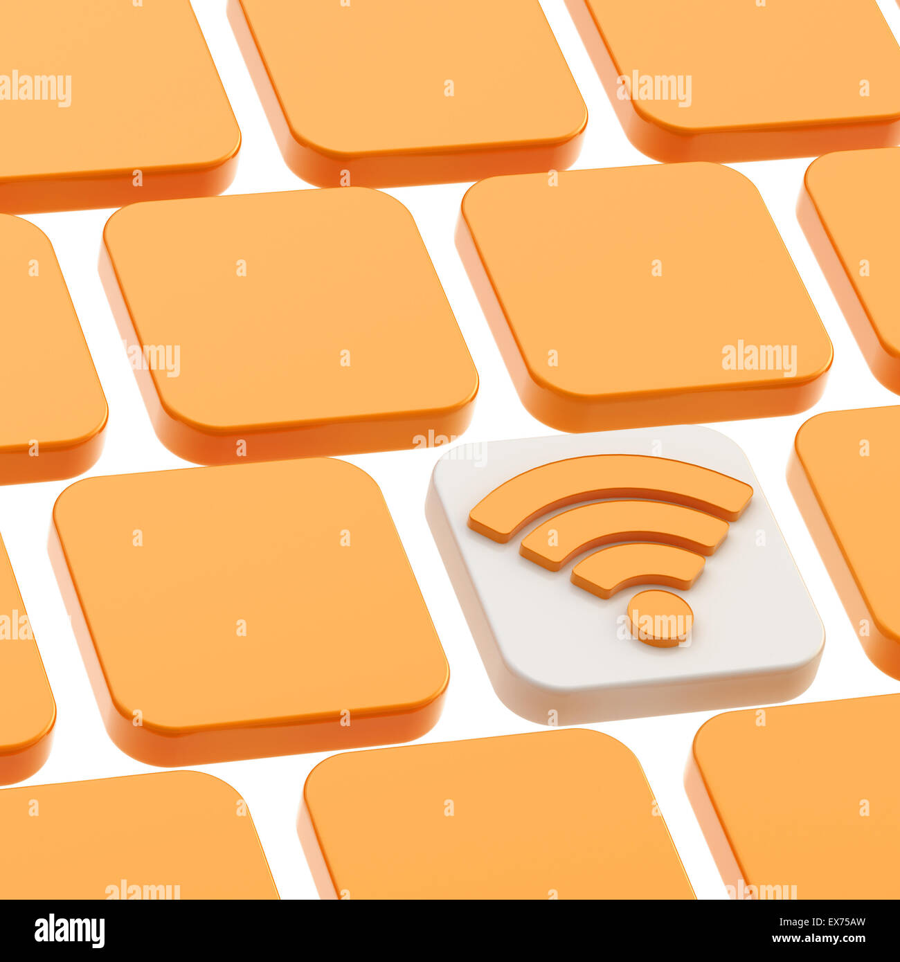 Wifi keyboard button composition hi-res stock photography and images ...