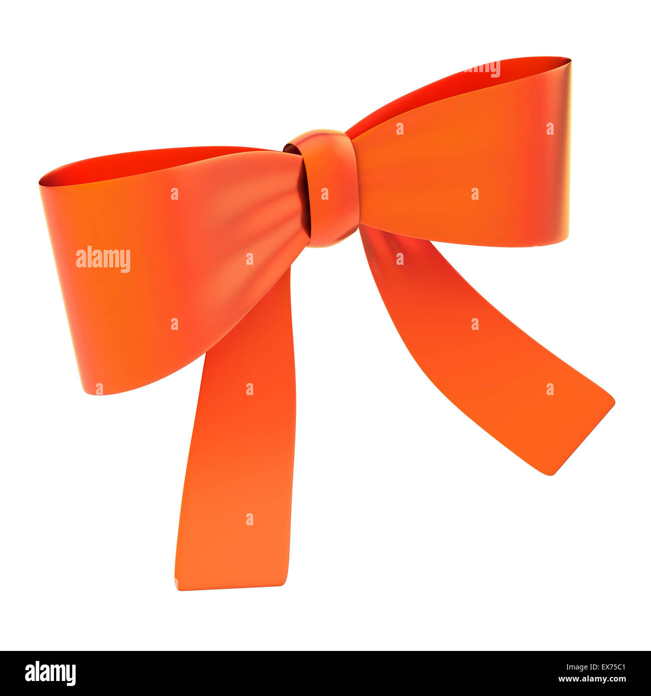Decorational ribbon bow isolated Stock Photo - Alamy