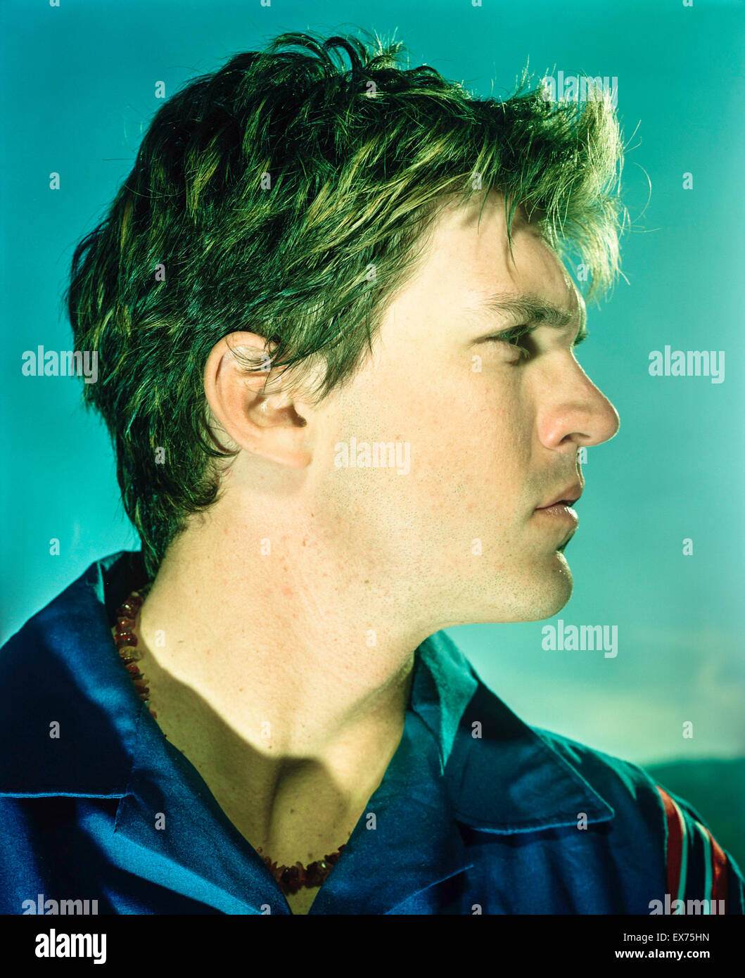 Barry Zito Blue Hair