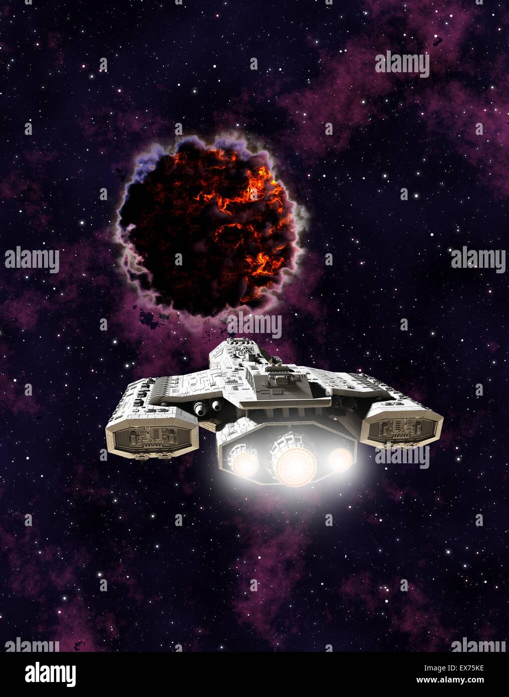 Outer Space Entity Stock Photo - Alamy