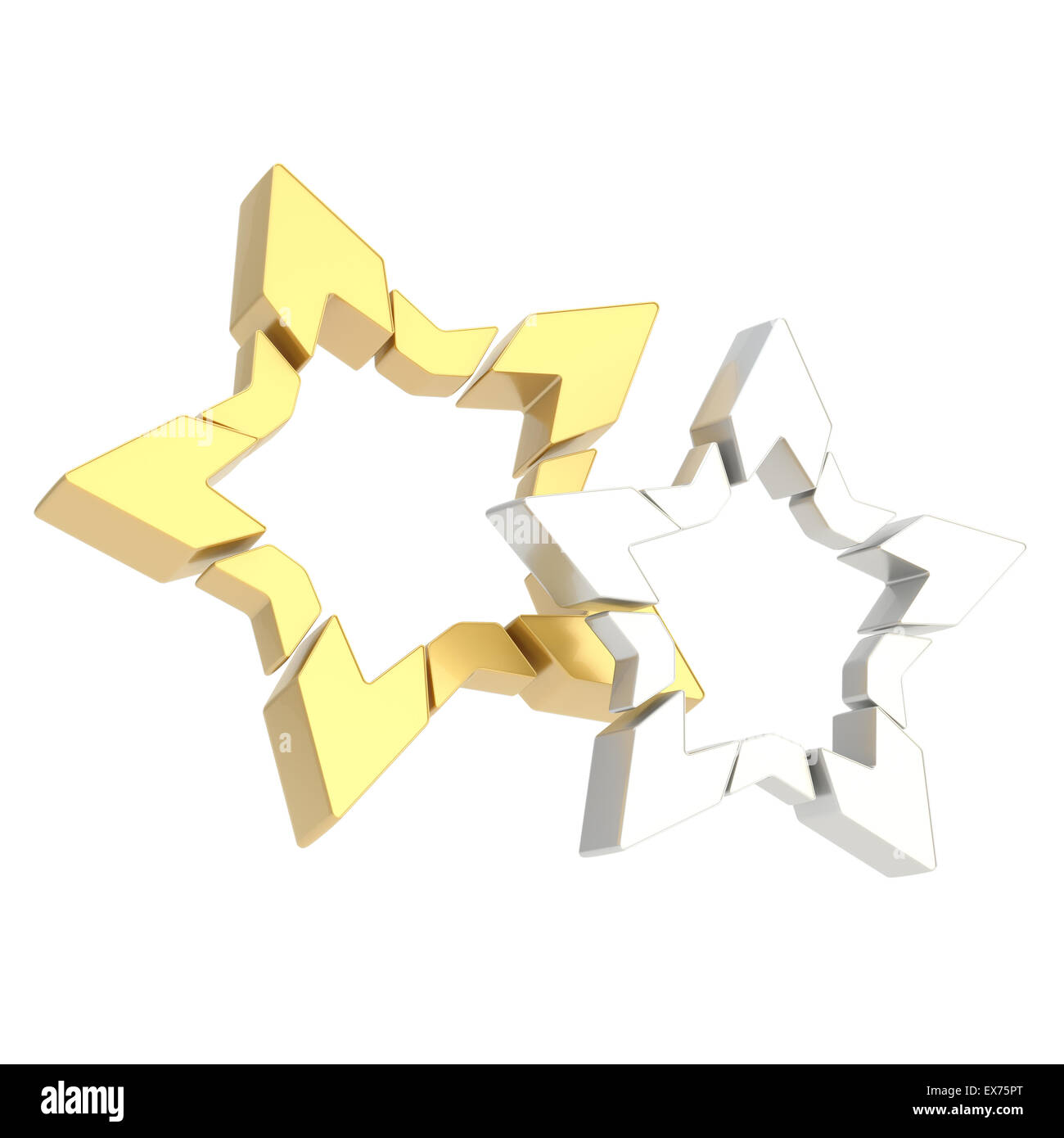 Two stars composition Stock Photo - Alamy