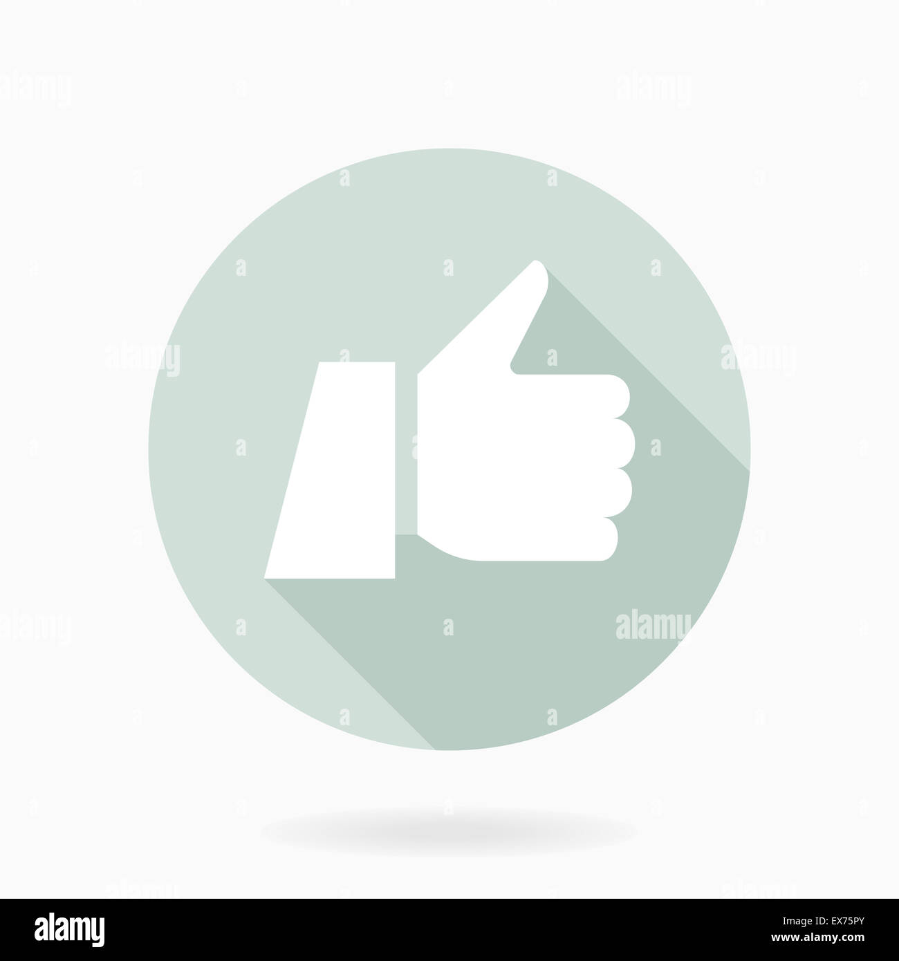 Flat thumb hi-res stock photography and images - Alamy