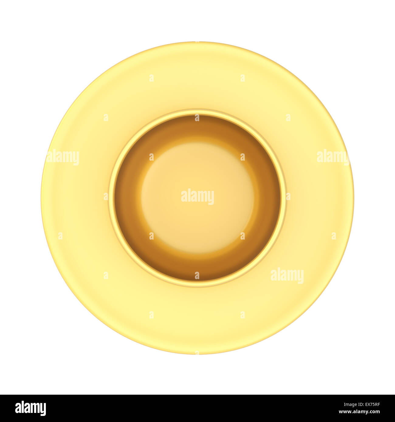 Ceramic cup and plate set isolated Stock Photo - Alamy