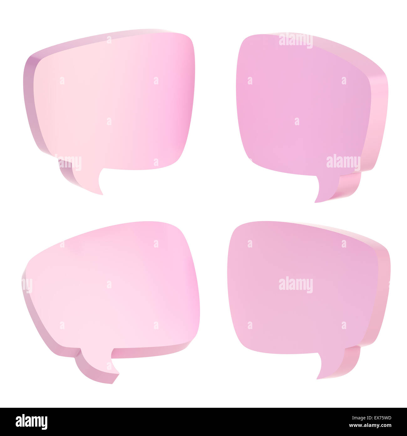 Text bubble shape isolated Stock Photo - Alamy