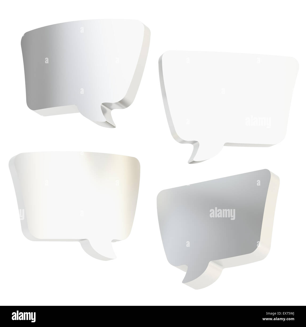 Text bubble shape isolated Stock Photo - Alamy