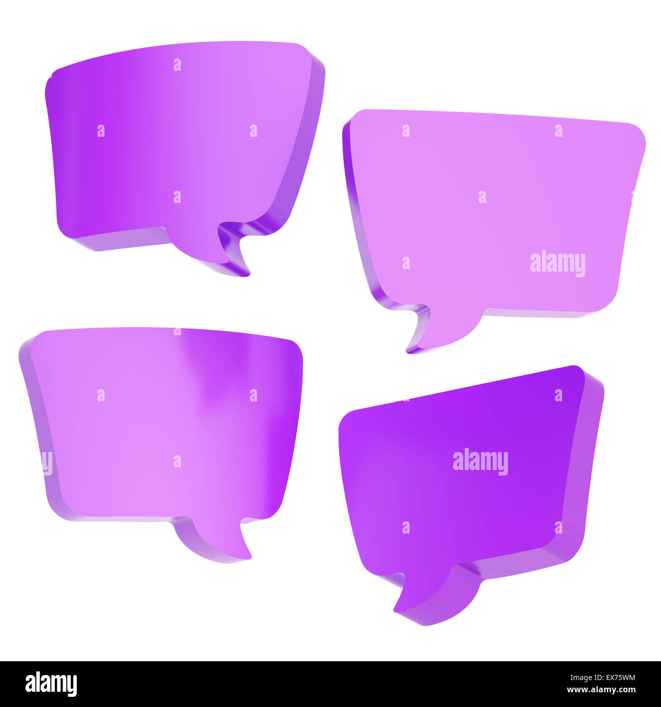 Text bubble shape isolated Stock Photo - Alamy