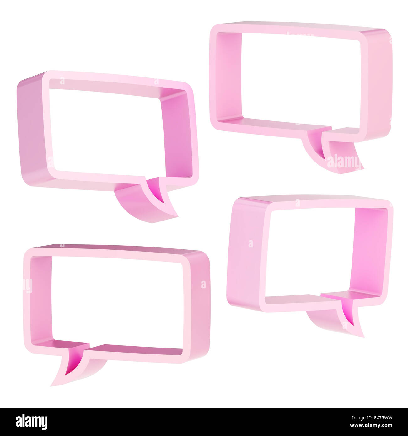Text bubble shape isolated Stock Photo - Alamy