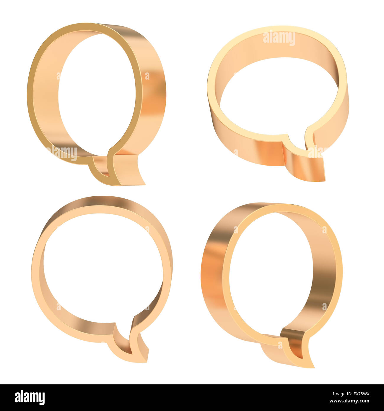 Text bubble shape isolated Stock Photo - Alamy