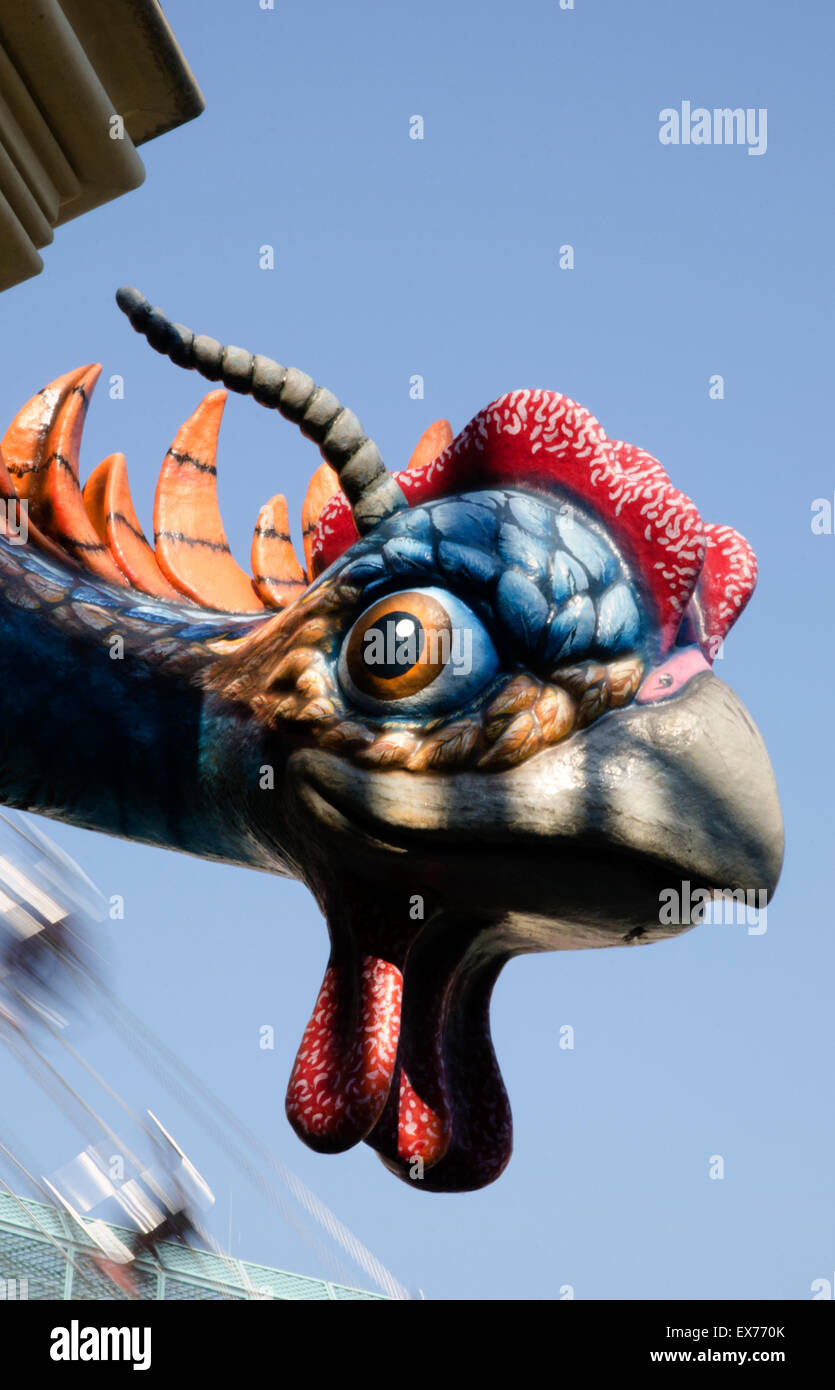 Chicken Playing Horn