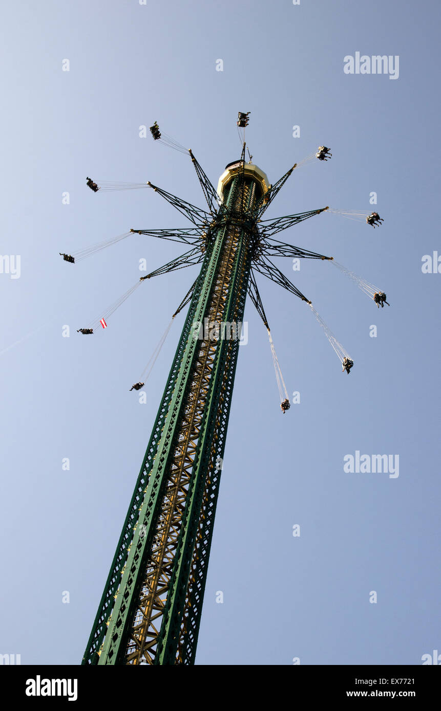 prater tower ride wurstelprater park prater vienna austria Stock Photo ...