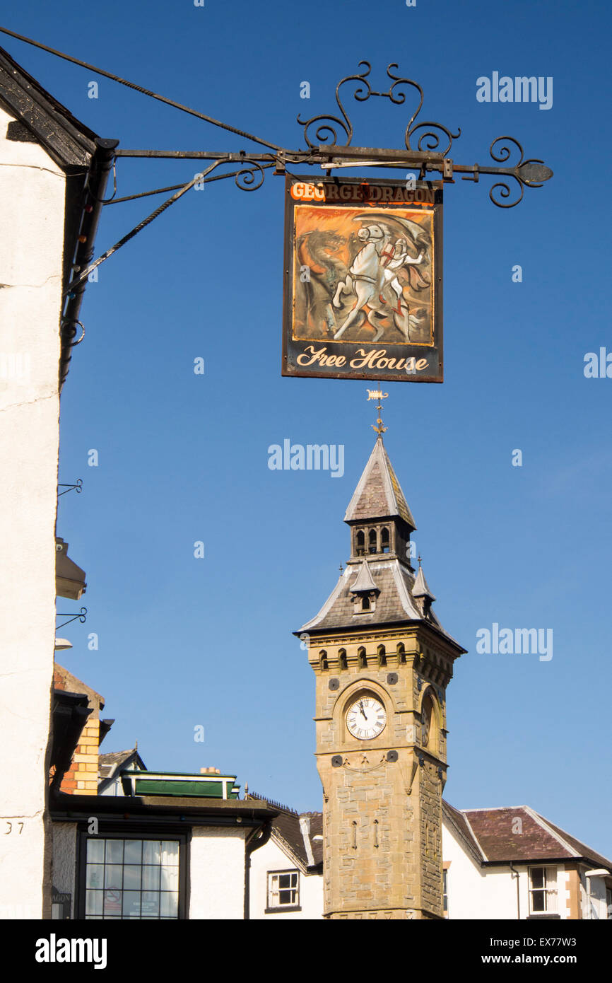 Knighton town powys hi-res stock photography and images - Alamy