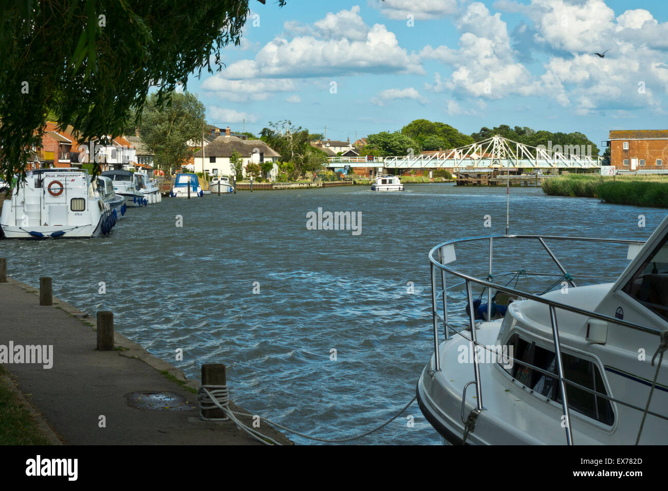 Reedham River Yare Norfolk England UK Stock Photo - Alamy