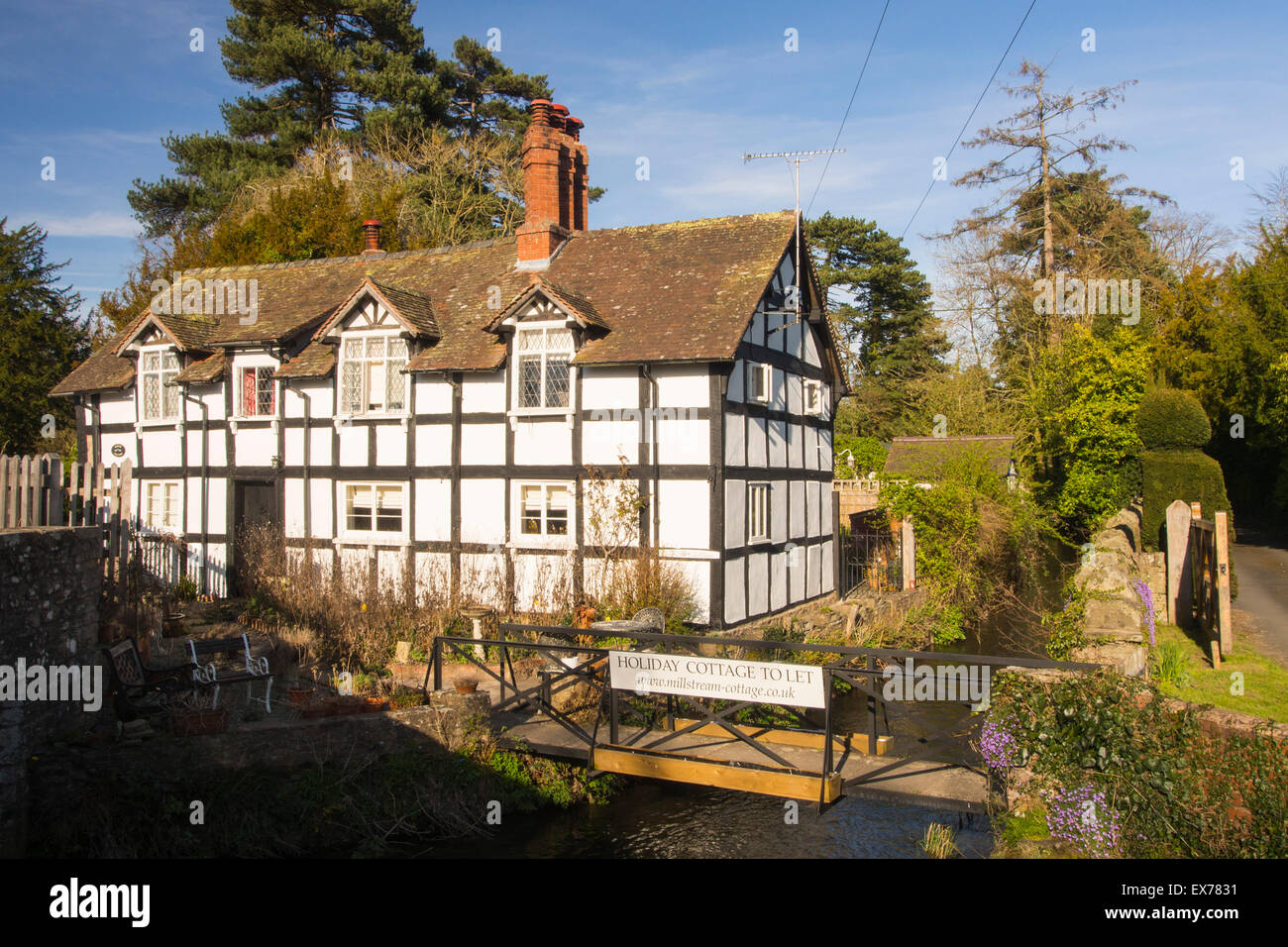 Millstream cottage, an ancient medieval Tudor timber framed house in ...