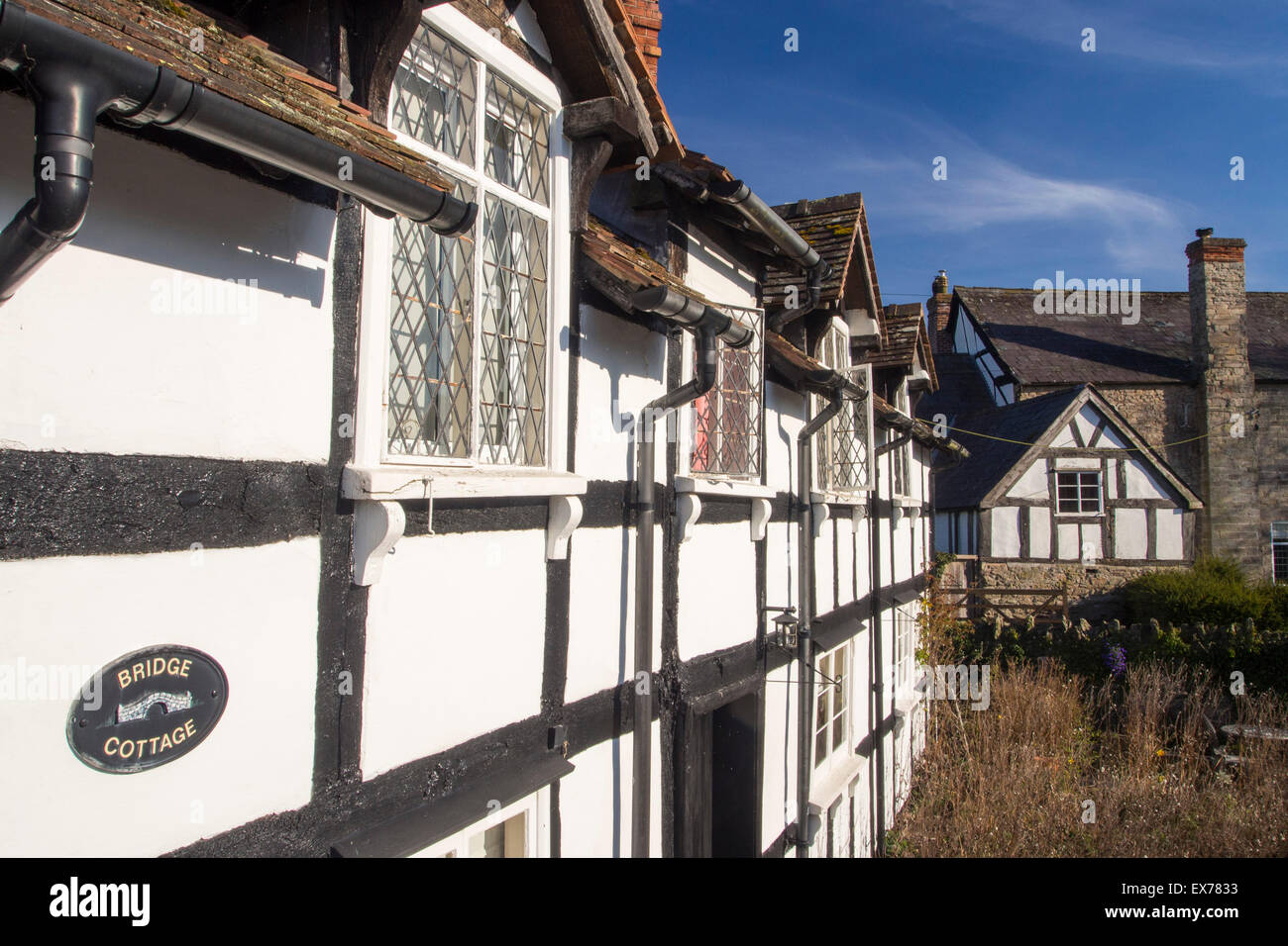 Bridge cottage and Millstream cottage, an ancient medieval Tudor timber ...