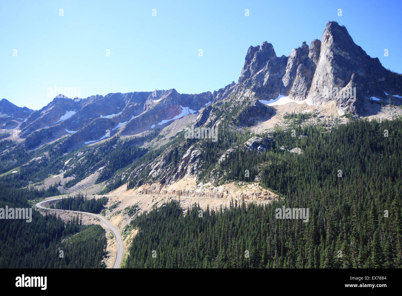 Washington State mountain views Stock Photo - Alamy
