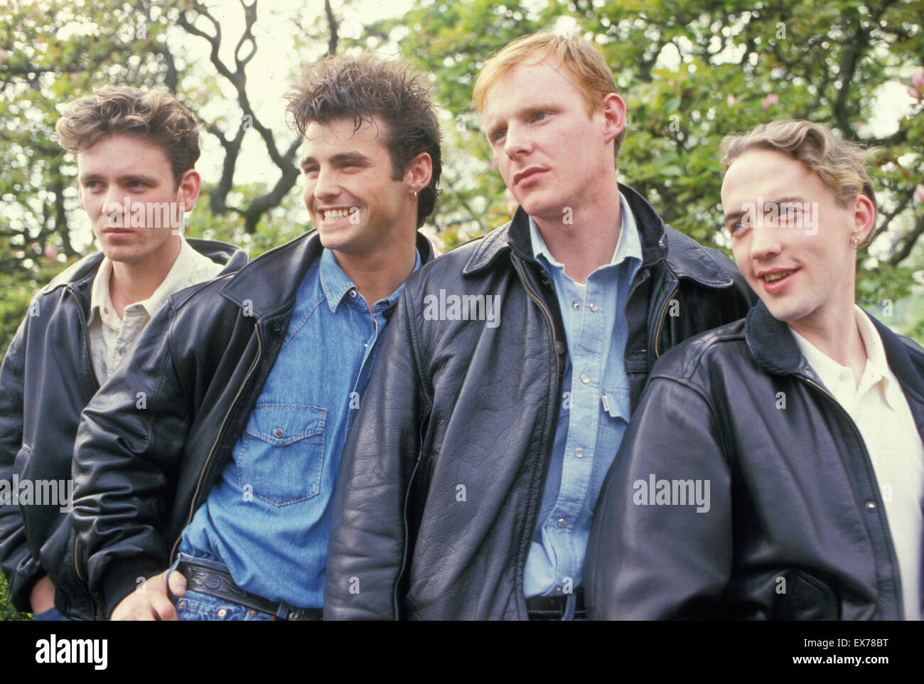 WET WET WET Scottish pop group about 1980. From left: Graeme Clark ...