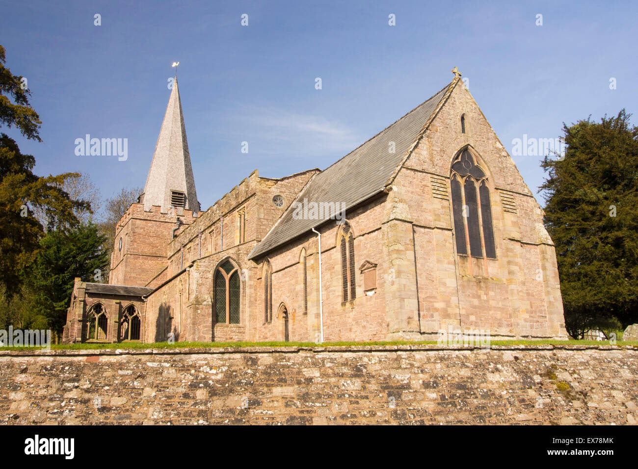 St Marys church in Dilwyn, Herefordshire, UK Stock Photo - Alamy