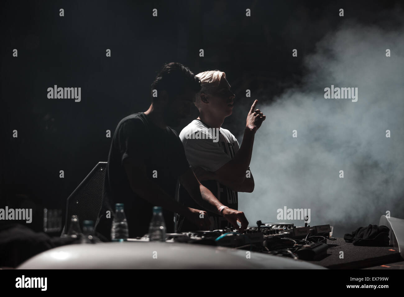 Concert of Yellow Claw (Leonardo "Bizzey" Roelandschap,Jim Aasgier ...