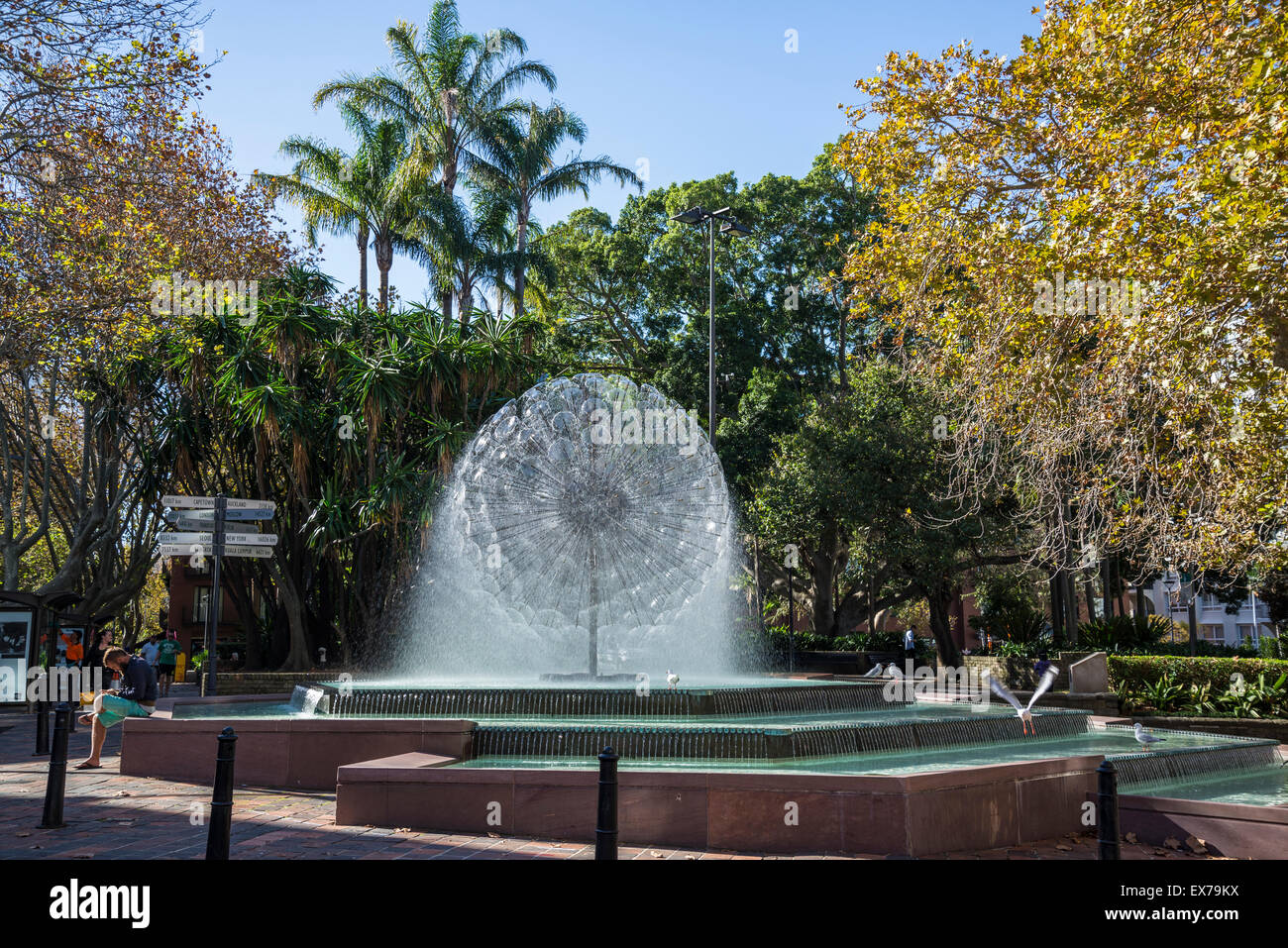 Fitzroy Gardens, Kings Cross, Potts Point, Sydney, Australia Stock ...