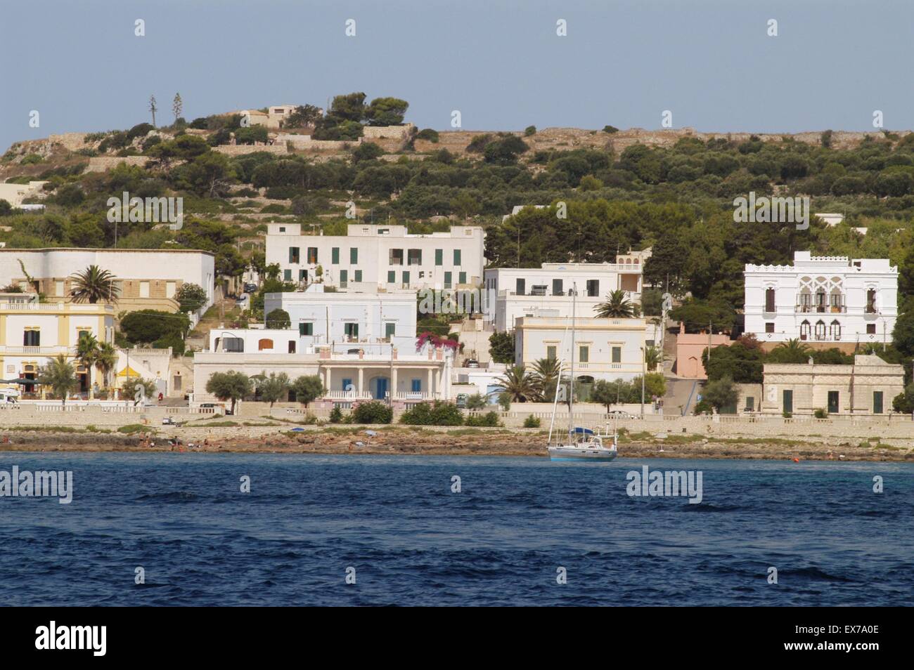 Italy, region Apulia, S.Maria di Leuca, extreme eastern border of Italy ...