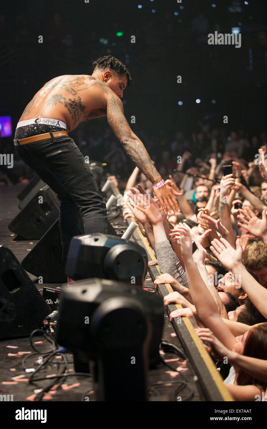 Concert of Yellow Claw (Leonardo "Bizzey" Roelandschap,Jim Aasgier ...