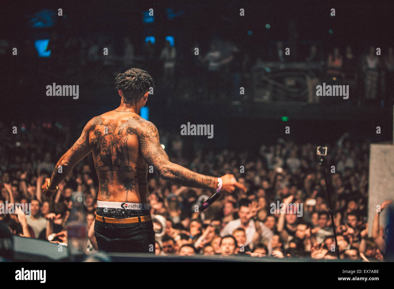 Concert of Yellow Claw (Leonardo "Bizzey" Roelandschap,Jim Aasgier ...