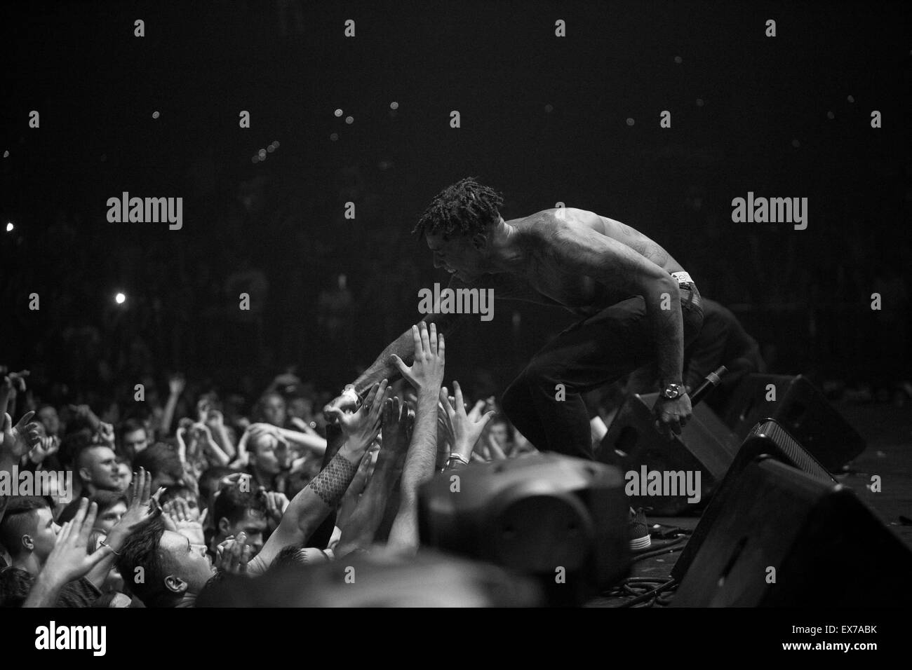 Concert of Yellow Claw (Leonardo "Bizzey" Roelandschap,Jim Aasgier ...