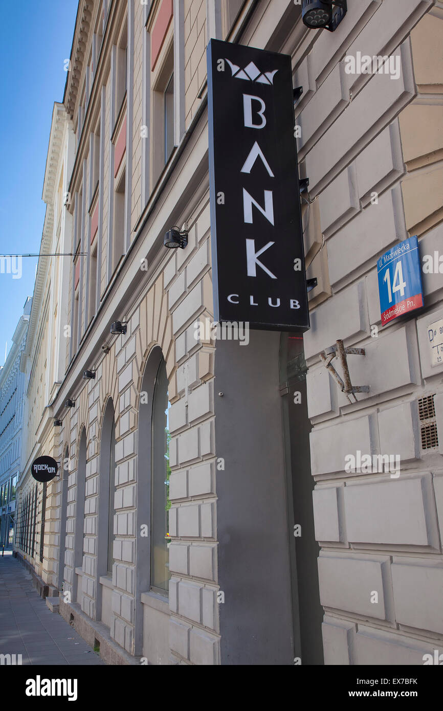 The bank night club sign hi-res stock photography and images - Alamy