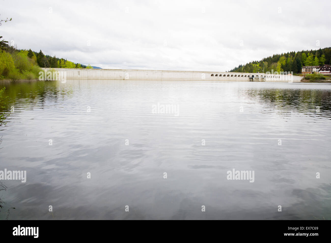 Schwarzenbachtalsperre Dam near Forbach Black Forest Germany Stock ...