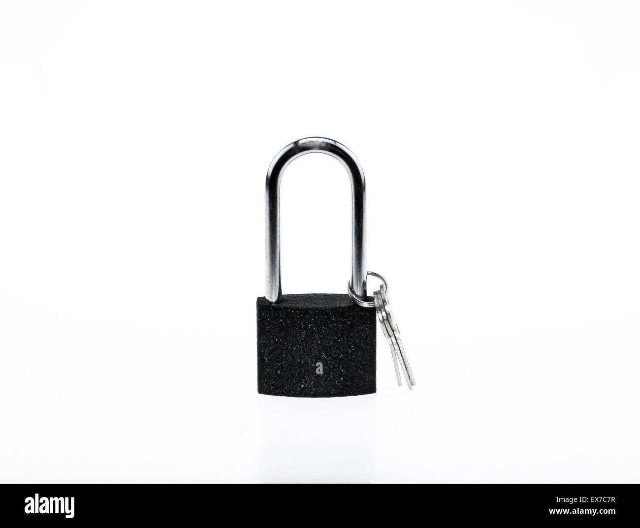 New black Padlock isolated on white background Stock Photo - Alamy