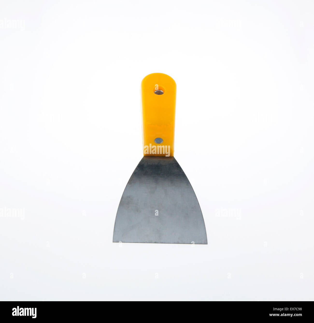 Trowel plastic handle isolated on white background Stock Photo - Alamy