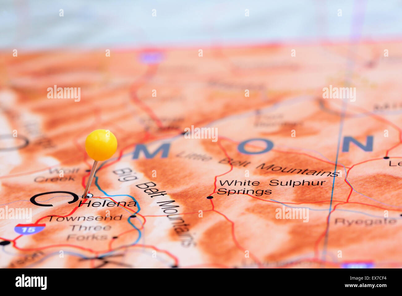 Helena map hi-res stock photography and images - Alamy