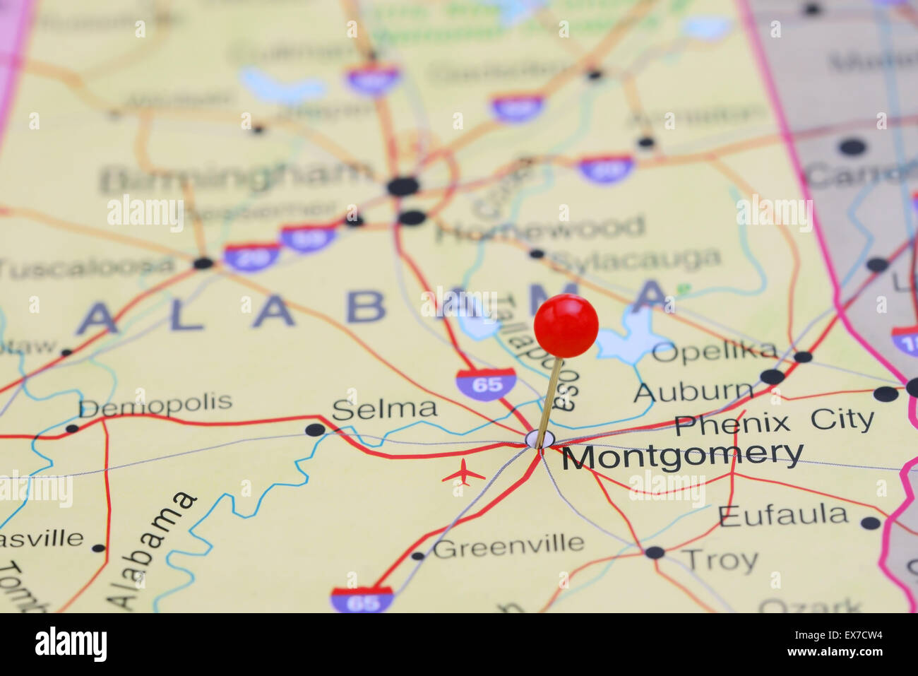Montgomery map hi-res stock photography and images - Alamy