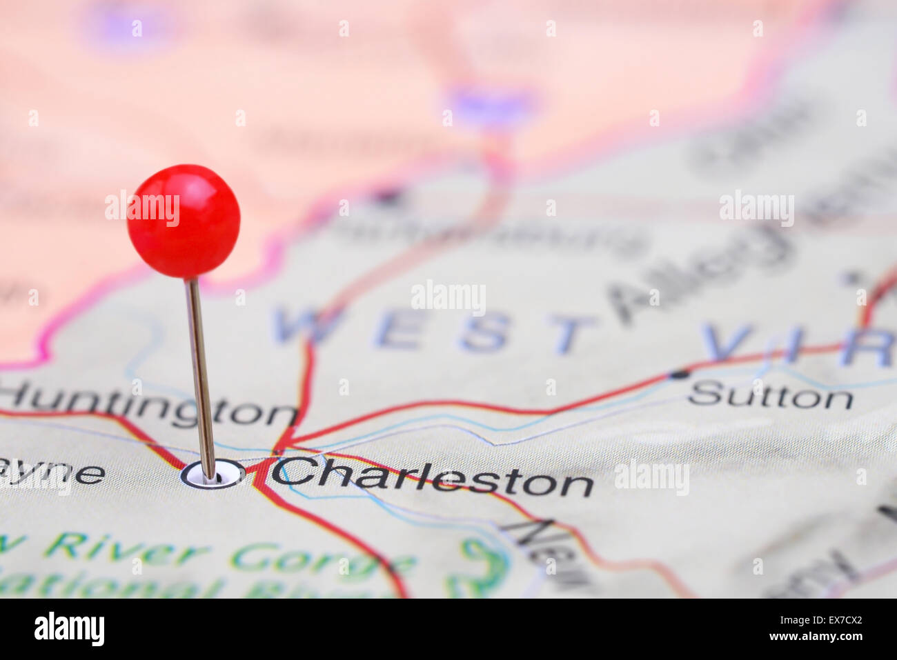 Map of charleston hi-res stock photography and images - Alamy