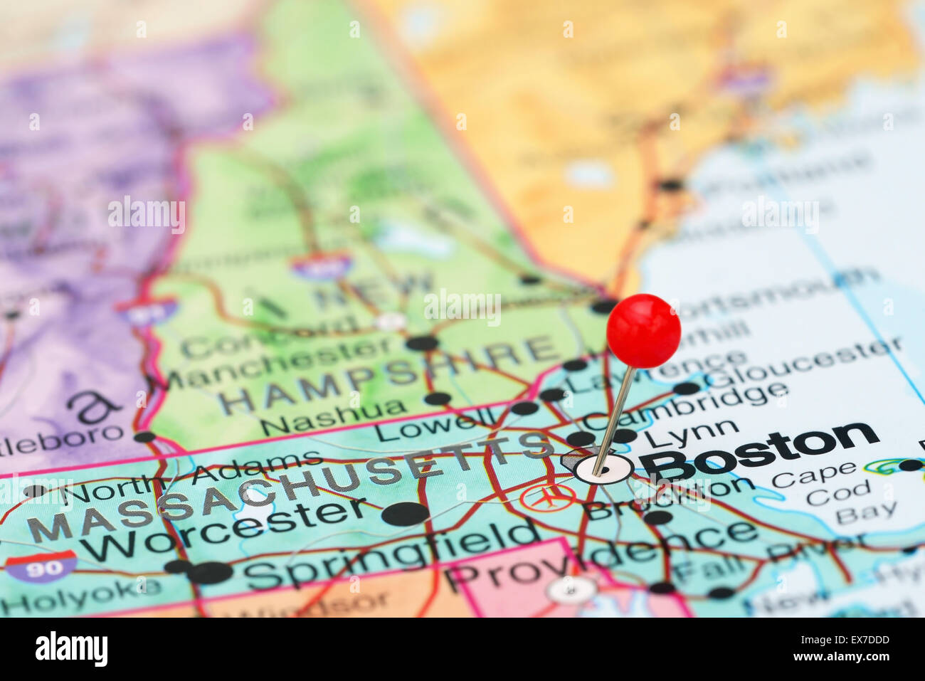 Boston tourist map hi-res stock photography and images - Alamy