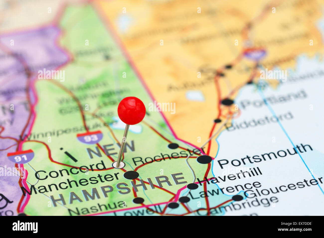 Map of concord hi-res stock photography and images - Alamy
