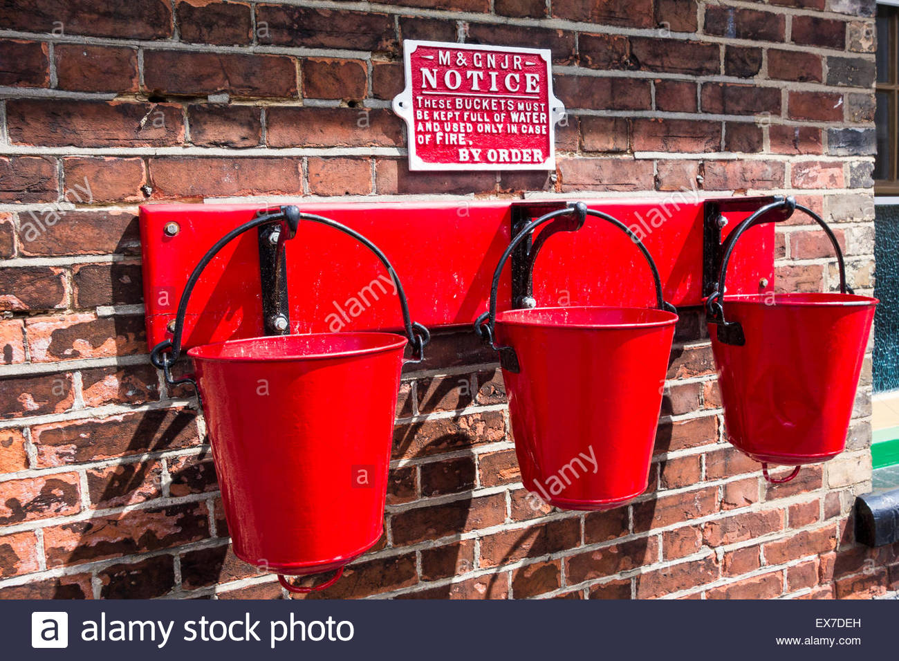 Railway Fire Buckets High Resolution Stock Photography and Images - Alamy