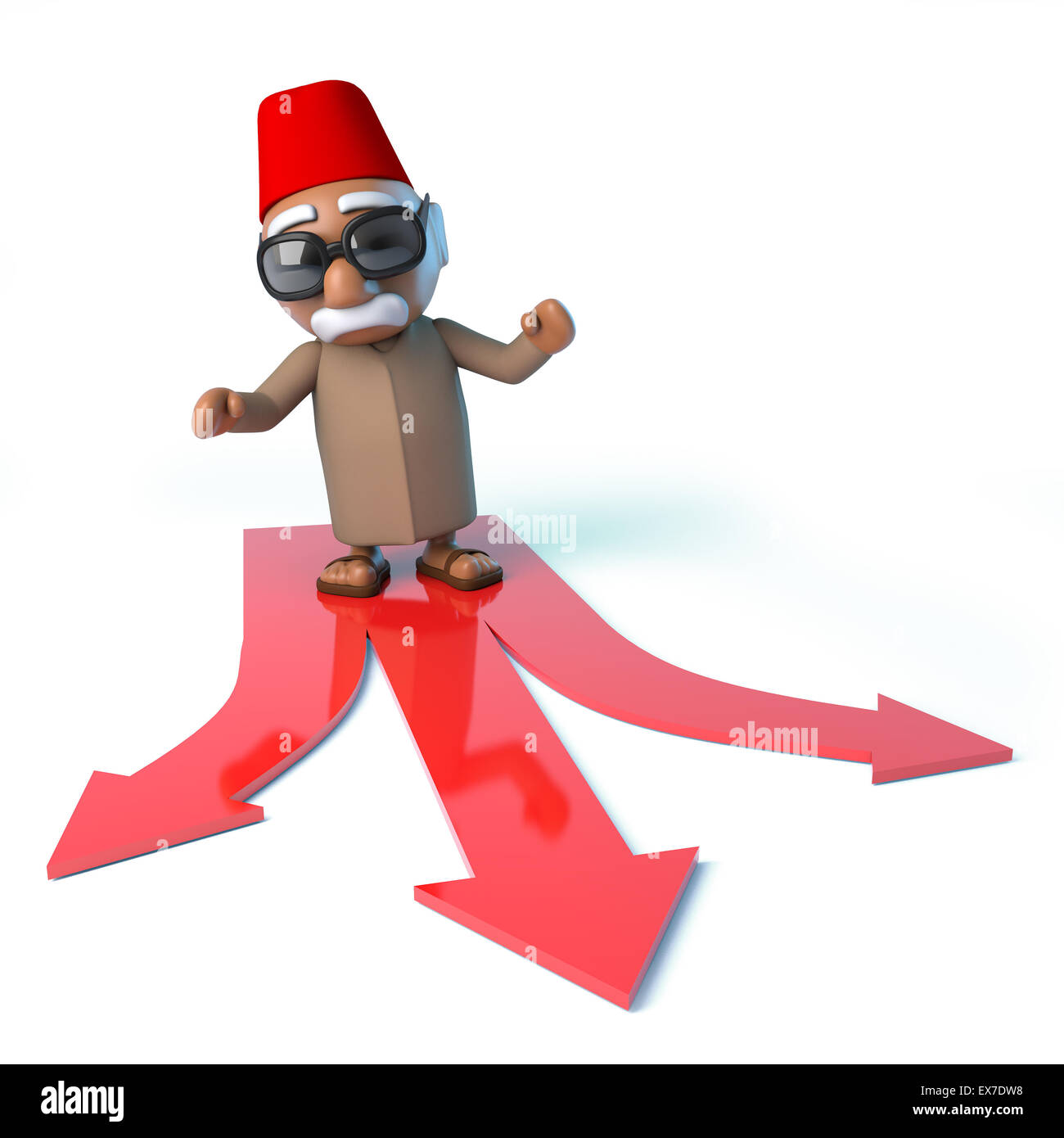 Arrows pointing in different directions hi-res stock photography and ...