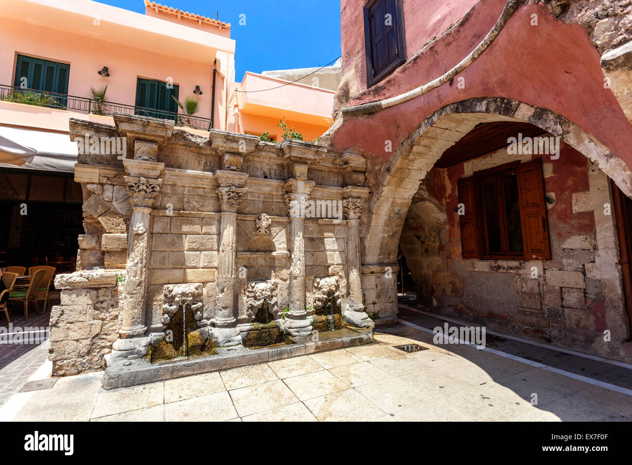 Rethymnon Old Town Remains of a Venetian Rimondi Fountain Mansion Built ...
