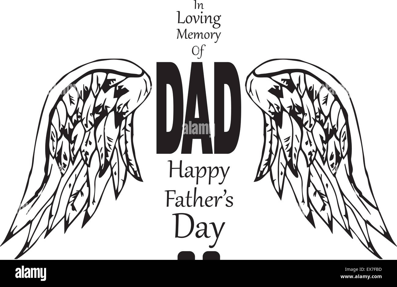 In memory of dad, happy fathers day Stock Photo - Alamy