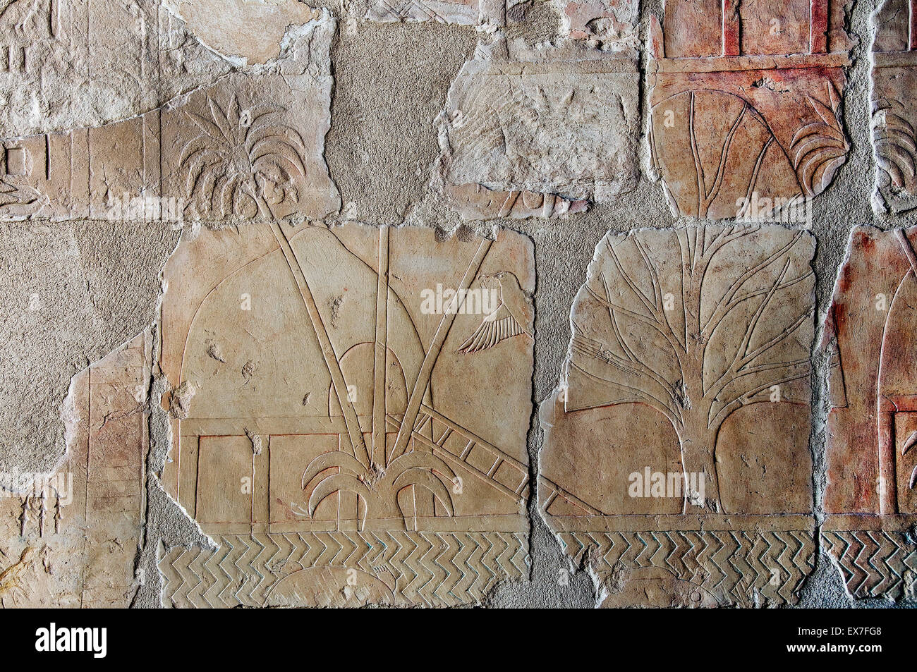 Hatshepsut temple punt relief hi-res stock photography and images - Alamy