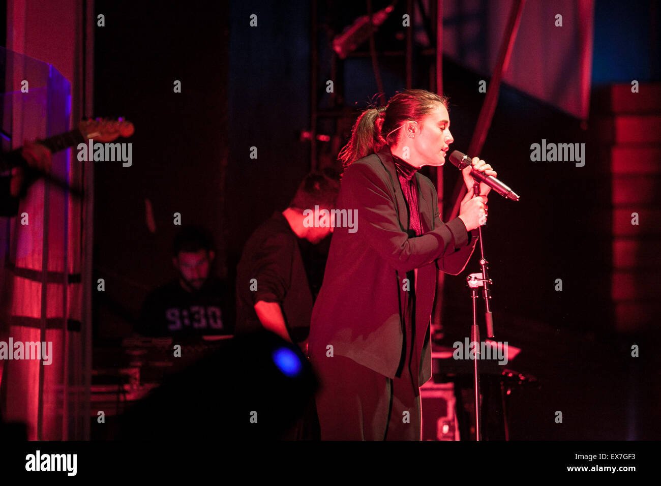 MOSCOW, RUSSIA - 16 FEBRUARY, 2015 : Big concert presentation of ...