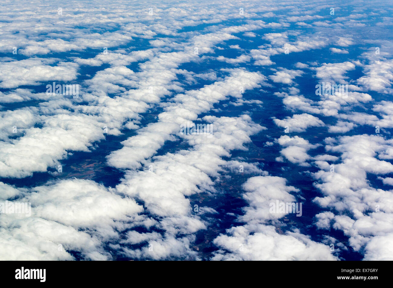 Clouds seen from above at high altitude Stock Photo - Alamy
