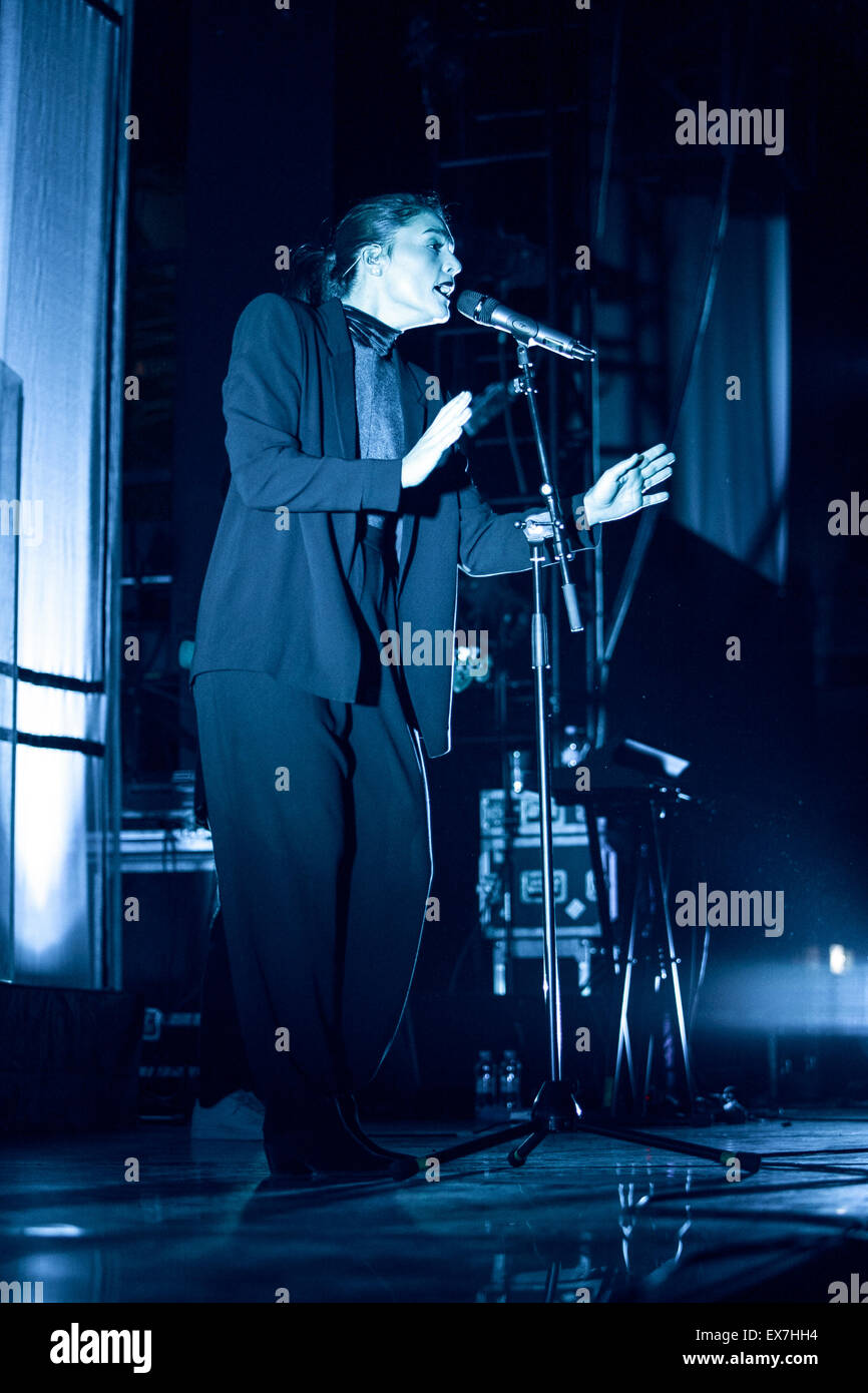 MOSCOW, RUSSIA - 16 FEBRUARY, 2015 : Big concert presentation of ...