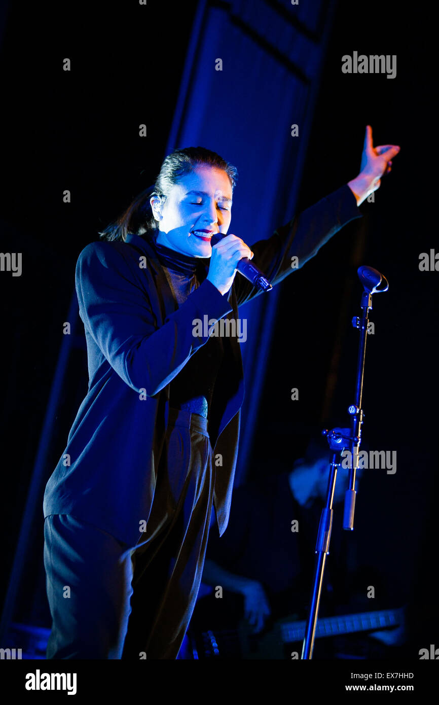 MOSCOW, RUSSIA - 16 FEBRUARY, 2015 : Big concert presentation of ...