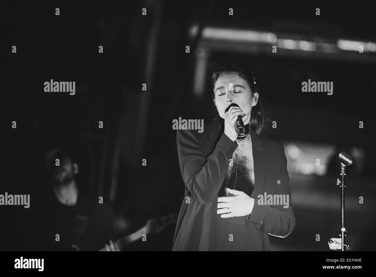 MOSCOW, RUSSIA - 16 FEBRUARY, 2015 : Big concert presentation of ...