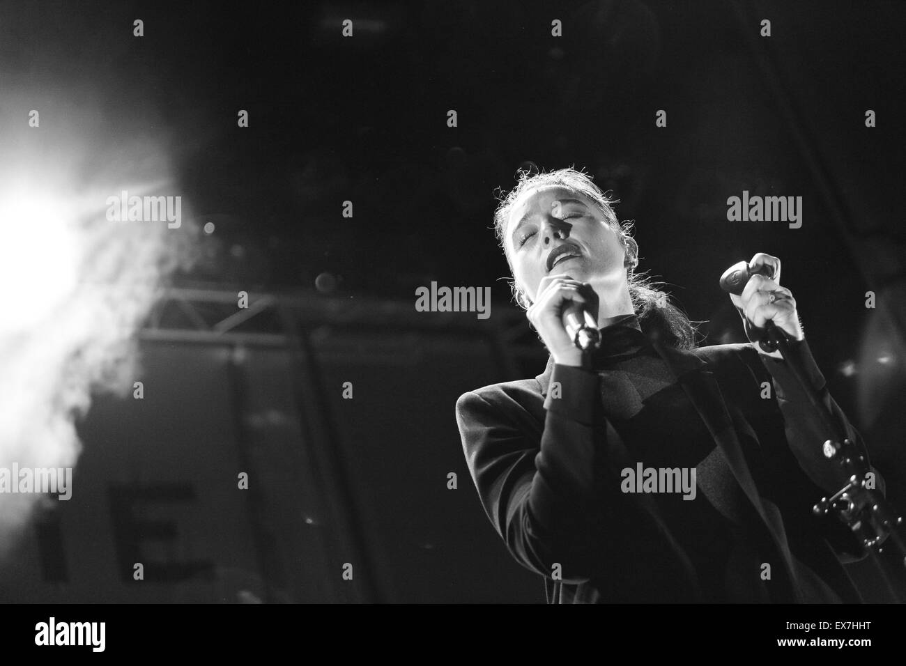 MOSCOW, RUSSIA - 16 FEBRUARY, 2015 : Big concert presentation of ...
